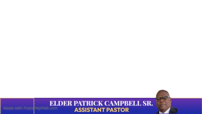 Pastor | Lower Thirds | PosterMyWall