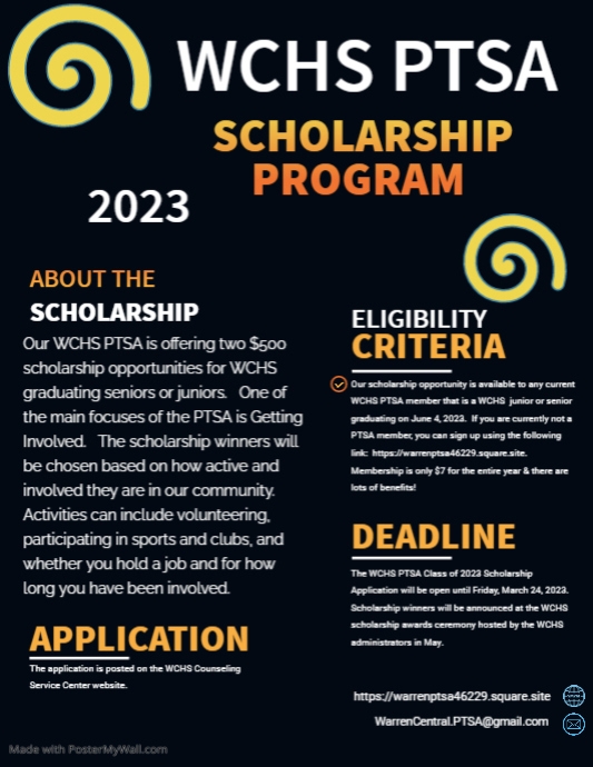 Copy of SCHOLARSHIP PROGRAM FLYER | PosterMyWall