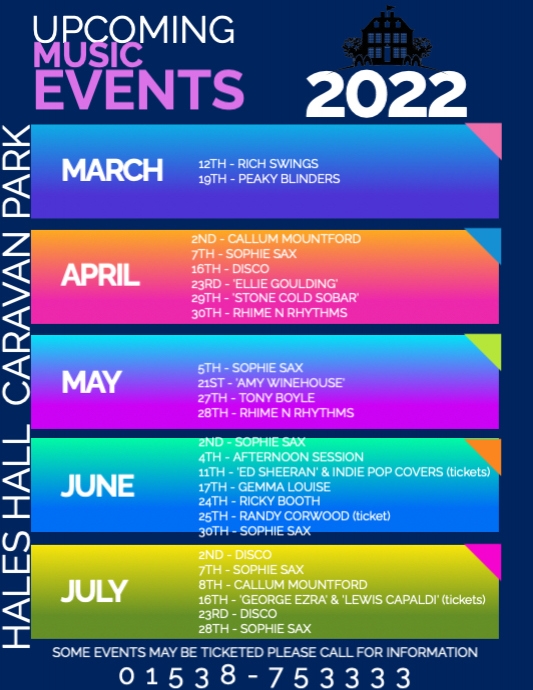 Copy of Upcoming Events 2022 Flyer Poster | PosterMyWall