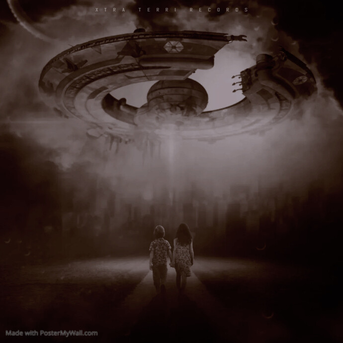 Alien UFO Mixtape CD Cover Template | PosterMyWall