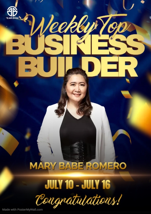 Weekly Top Business Builder | PosterMyWall