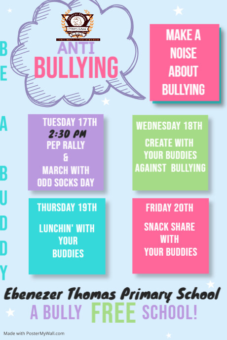 Copy of Anti-Bullying Classroom Poster | PosterMyWall