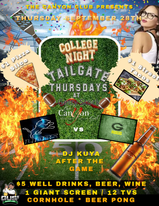 Tailgate Weekend Flyer template | PosterMyWall