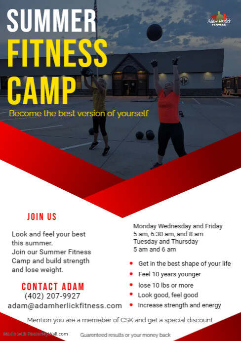 Gym And Fitness Flyer Template | PosterMyWall