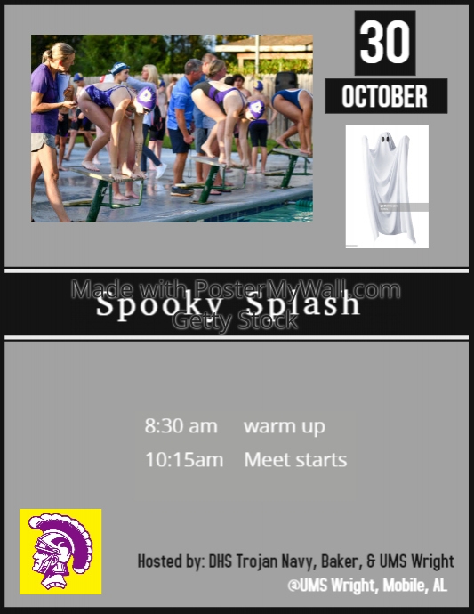 Copy of spooky splash | PosterMyWall