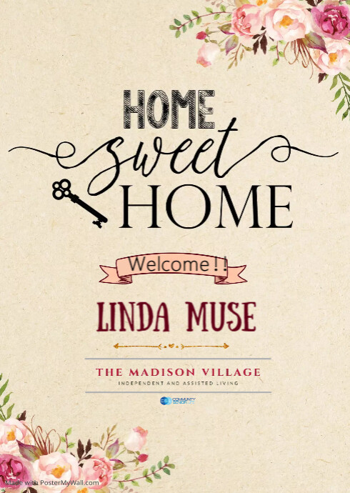 Copy of Home sweet home party theme invitation (1) | PosterMyWall