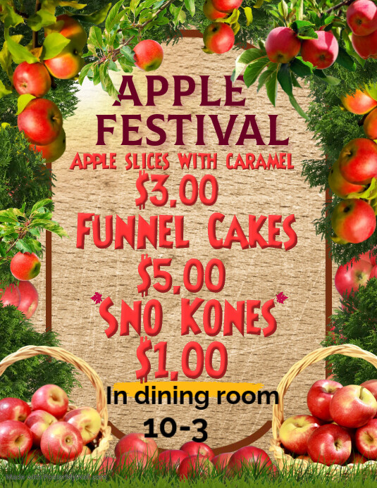 Apple Harvest Festival Flyer Template | PosterMyWall