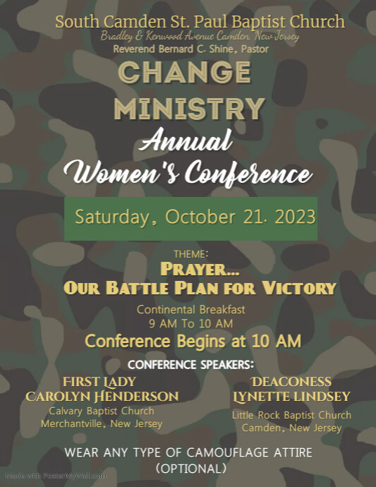 Camo Party Flyer Template | PosterMyWall