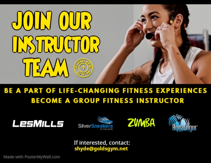 Instructors Wanted | PosterMyWall