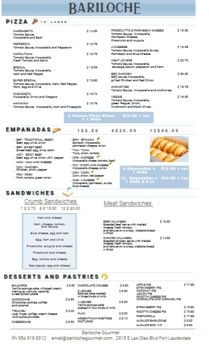 Copy of Simple Food Menu - Resto & Lounge Template | PosterMyWall