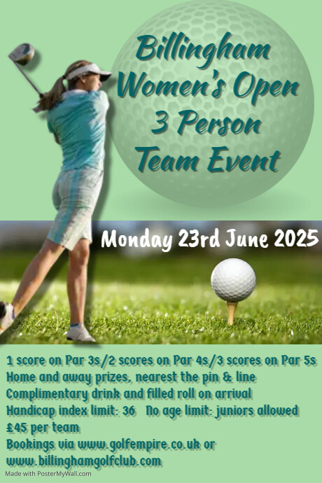 Copy of Ladies' Golf Day | PosterMyWall