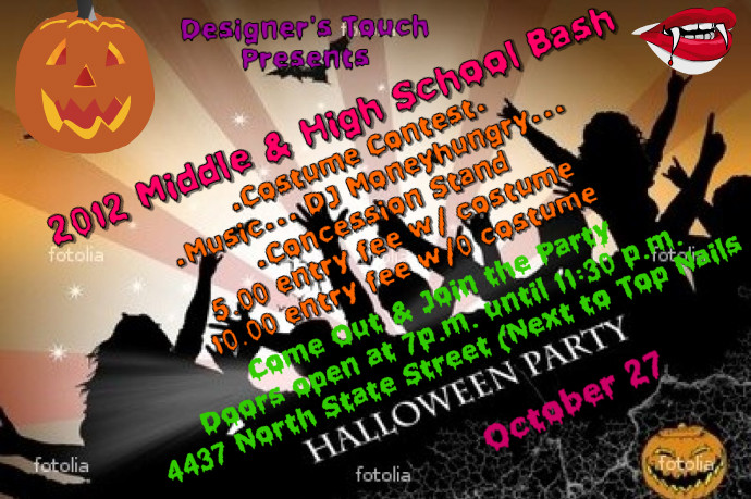 2012 HIGH SCHOOL BASH | PosterMyWall