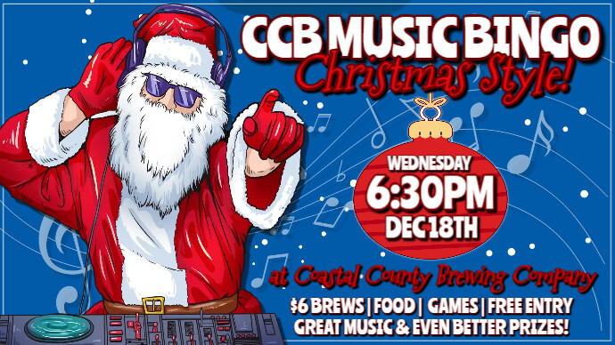 santa music bingo | PosterMyWall