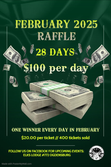 Contest Raffle Flyer Template | PosterMyWall