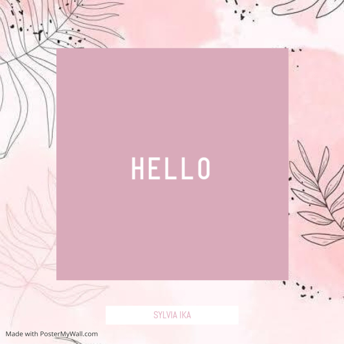 Copy of Copy of Girly pink quote template for instagram | PosterMyWall
