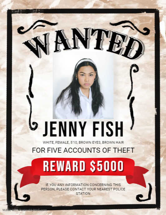 Copy of Vintage Wanted Person Flyer | PosterMyWall