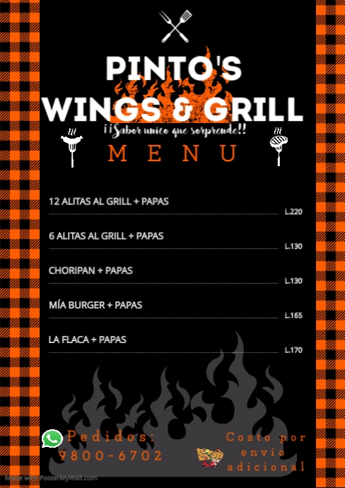 Copia de BARBECUE MENU | PosterMyWall