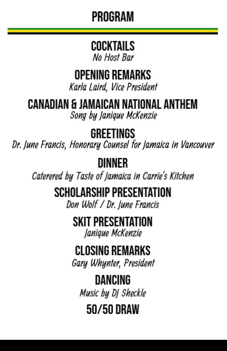 Program of Events_2023 Gala | PosterMyWall