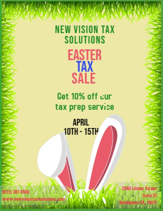 Copy of Easter bake sale cake poster flyer event temp | PosterMyWall