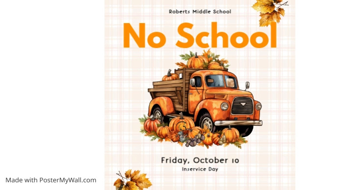 No School October | PosterMyWall
