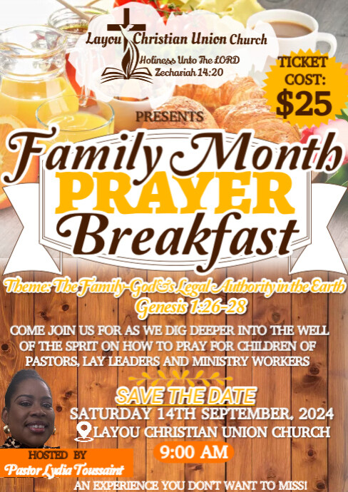 Prayer Breakfast | PosterMyWall