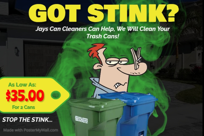Trash Can Cleaning Company Ad | PosterMyWall