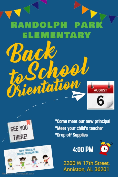 Copy of Back to school Orientation | PosterMyWall
