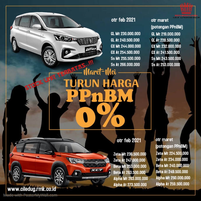 Promo pajak ppnbm suzuki rmk ciledug | PosterMyWall