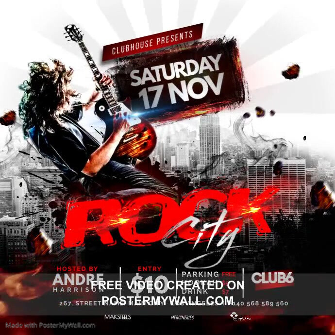 Copy of rock city concert | PosterMyWall