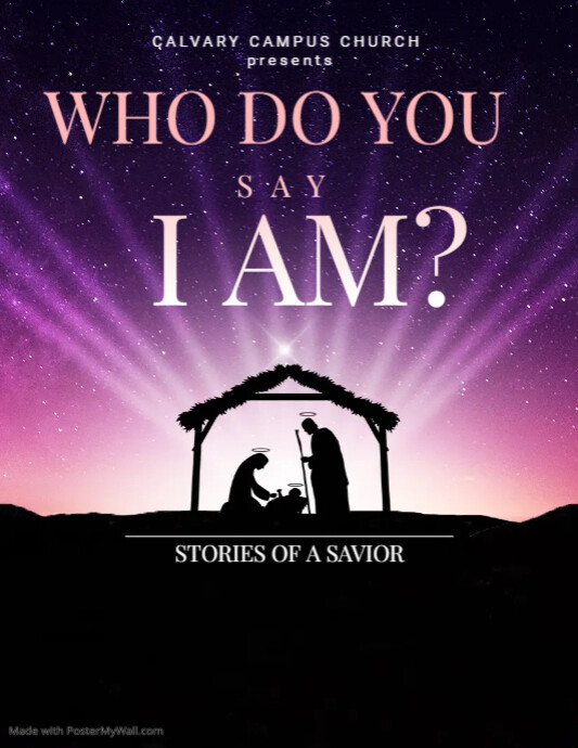 Glossy Christmas Service Invitation Template (2) | PosterMyWall