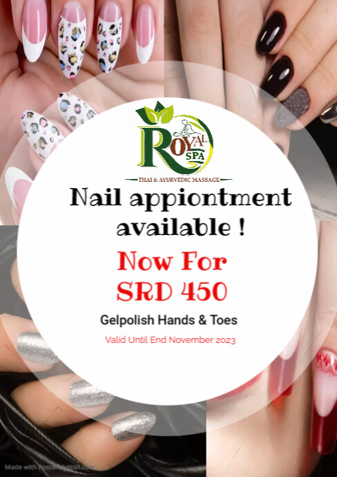Beauty Nail Art Studio, Salon spa (1) | PosterMyWall