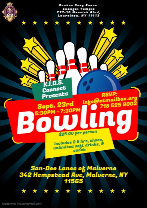 BOWLING POSTER | PosterMyWall