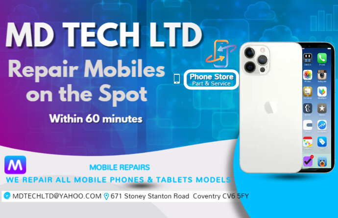 MD TECH FRONT | PosterMyWall