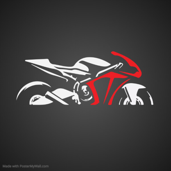 Motosport motoracing motorcycle logo | PosterMyWall