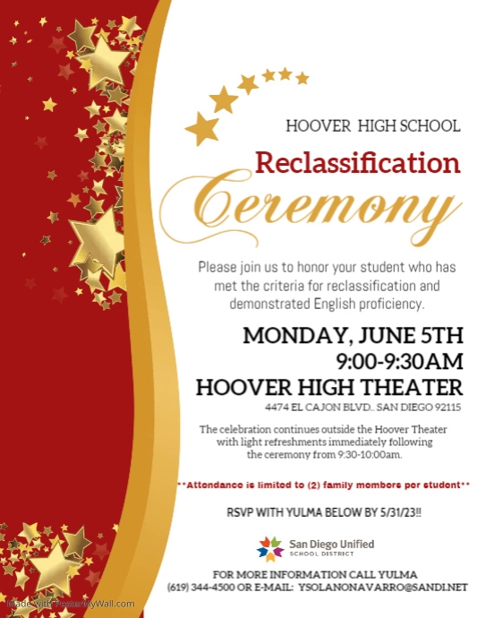 Copy of Reclassification | PosterMyWall