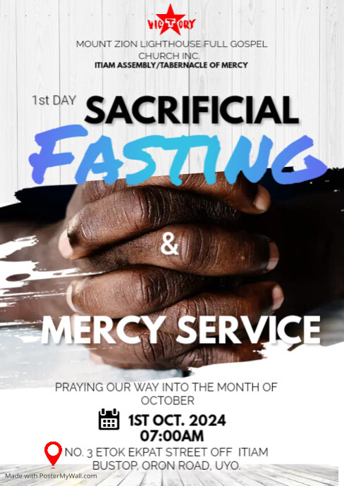 Fasting Flyer 2022 | PosterMyWall