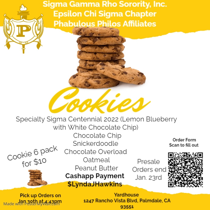 Copy of Copy of Copy of COOKIE SHOP BANNER | PosterMyWall
