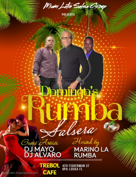 Salsa Live Party Flyer template | PosterMyWall
