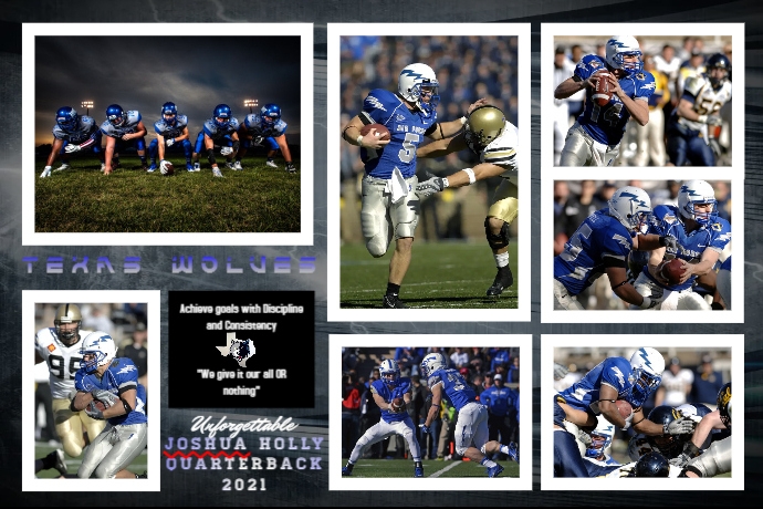 Copy of Football Collage | PosterMyWall