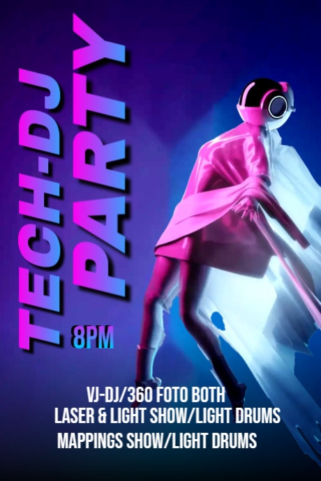 Techno Party | PosterMyWall