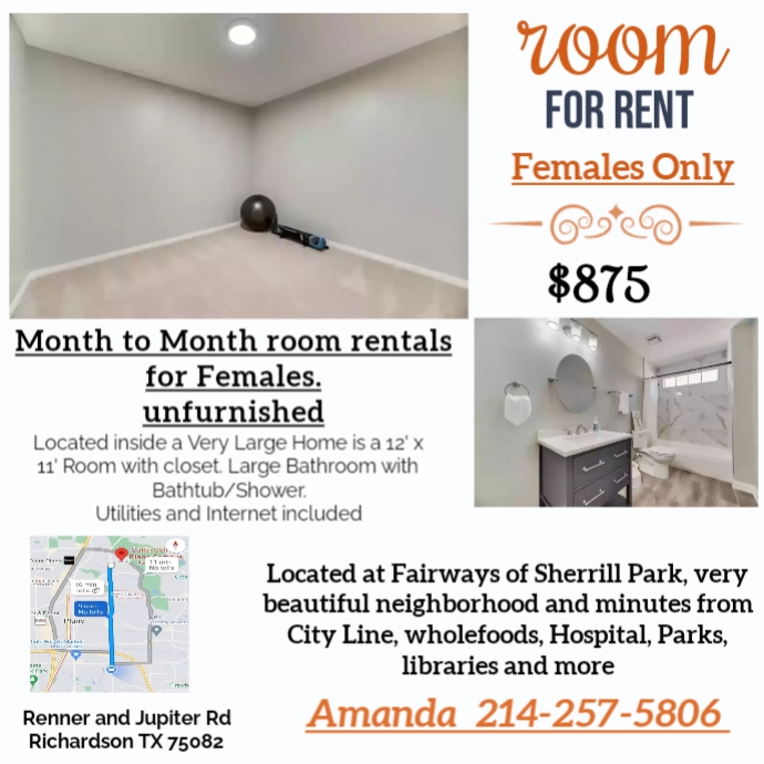 Room For Rent Templates (1) | PosterMyWall