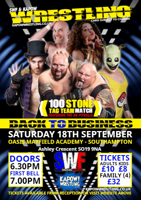 kapoW SWF POSTER 18TH SEPT OASIS | PosterMyWall
