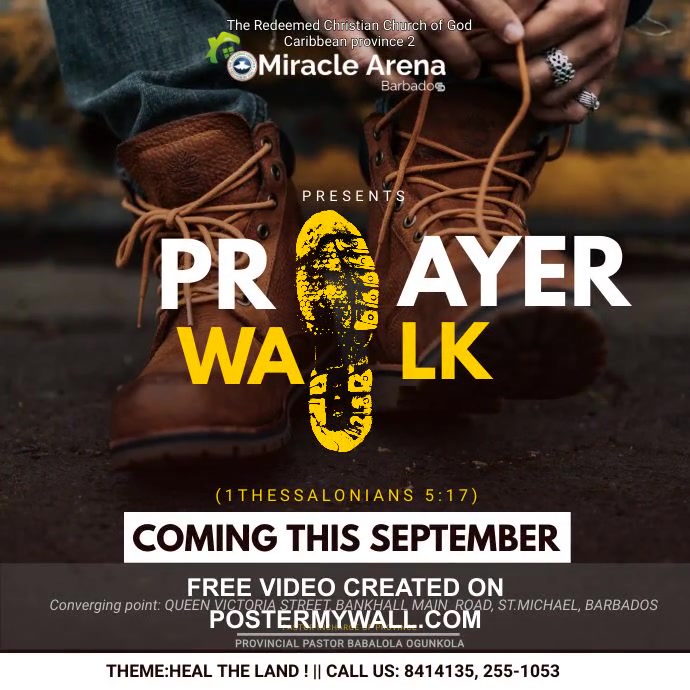 prayer walk flyer template (1) | PosterMyWall