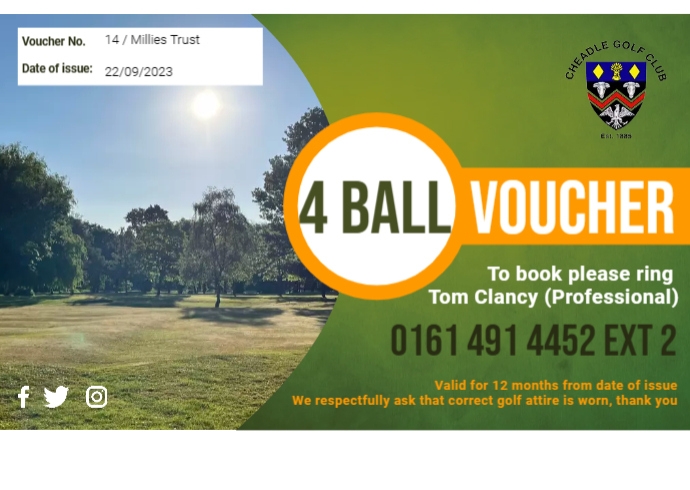 4 Ball Voucher (14) | PosterMyWall