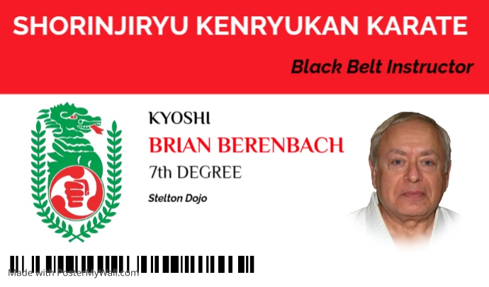 karate Card 1 | PosterMyWall