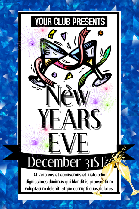 NEW YEARS Template | PosterMyWall