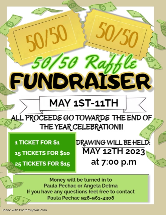 50/50 Raffle | PosterMyWall
