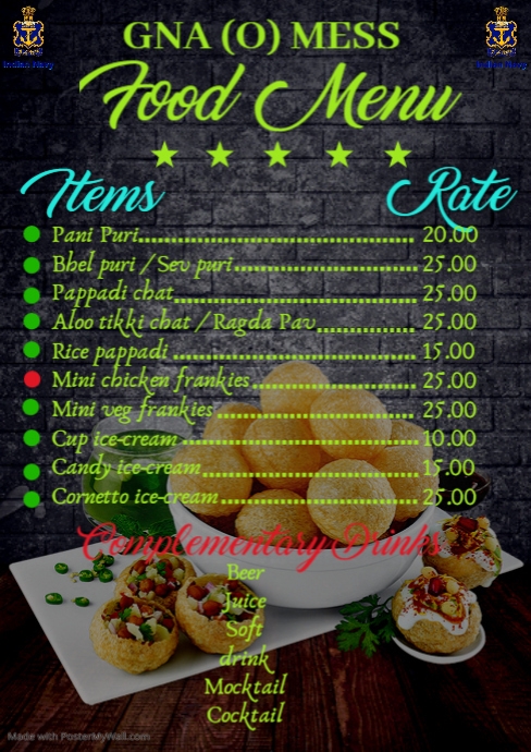 MENU | PosterMyWall