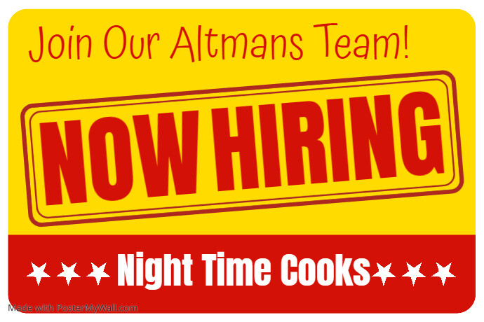 Now Hiring Post Template | PosterMyWall