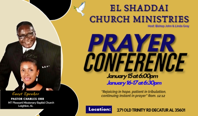 Prayer conference Template | PosterMyWall